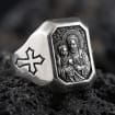 Sterling Silver St Joseph Signet Ring, Catholic Religious Jewelry - Etsy