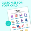 Backpack Checklist Kids Editable Back to School Kindergarten Backpack ...