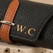 Personalized Leather Glasses Case, Monogram Eyeglass Holder - Etsy