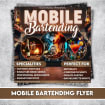 Mobile Bartending Flyer, Event Bartender Flyer, Premade Corporate Drink ...