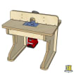 Compact Router Table Build Plans: DIY Woodworking Project (CNC Files ...