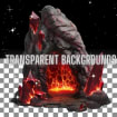 Ruby Cave Clipart Crystal Cave Red Geode Cave Ruby Portal PNG Clipart ...