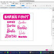 Barbie Font 7 Pieces + (BONUS) Pink Doll Style Fonts Bundle | Cute ...