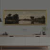 Large Panoramic Landscape Wall Art Oversized Horizontal Framed Painting ...
