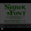 Shrek Font Png Shrek Alphabet Png Green Ogre Alphabet Shrek Clipart Png ...