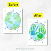 Earth Day Handprint Art, Small Hands Change the World, Earth Day ...