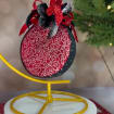 26001 Quilted Ornament - Santa Suit With Jingle Bells - Etsy
