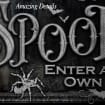 Halloween Sign Spookeasy Lounge, Personalized Halloween Wall Decor ...