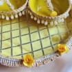 Haldi Tray Decor for Wedding, Mehndi |indian Pakistani Maiyan ...