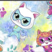 Super Hero Kittens Seamless Pattern, Super Kitties Seamless Paper ...