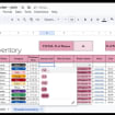 Thread Inventory Tracker Spreadsheet Template, Cross Stitch Thread ...