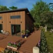 Modern Cottage House Plan: 24x32 Rustic Cabin Blueprint (PDF Download ...