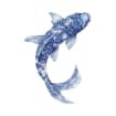 Toile Fish / Chinoiserie Fish Clipart Collection: 6 Blue and White Fish ...