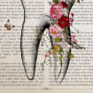 Tooth Anatomy With Flower Print, Dental Art, Gifts for Dentist Student ...