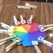 Color Wheel, Preschool Game Color Matching, Fine Motor Skills, Matching ...