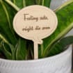 6 Pack of Plant Stakes, Quotes or Plants, Funny Plant Signs, Succulent ...