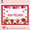 Highland Cow Valentine’s Day Bulletin Board Kit, Farmhouse Classroom ...