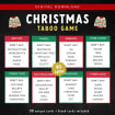 Christmas Taboo Game, Family Party Game, Printable Christmas Family ...
