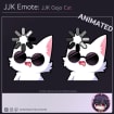 Animated Cute Go Jo Loading Cat Emote "jjk" | Twitch Discord Emotes ...
