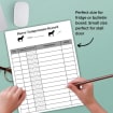 Printable Horse Temperature Chart, Health Tracker,equine Temperature ...
