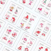 Printable Gnome Valentine's Day Cards-instant Download-cute Valentine's ...