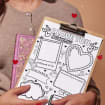 Valentines Day Activity I I Love You Because Coloring Page for Kids I ...