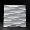 Wispy Waves 3D Wall Panel Design: Tileable CNC STL File (digital ...