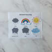 Toddler Busy Book, Weather Printable, Busy Book Weather, Weather ...