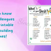 Office DESK SCAVENGER HUNT Game: Printable Teambuilding Activity ...