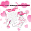 Valentine's Day Bible Word Search, Christian Word Search - Etsy