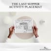 The Last Supper Bible Activity Placemat: Holy Week Sunday School ...