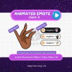 Animated Clock It Meme Emote | Tap Fingers Twitch Emote for Streamers ...
