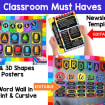 Rainbow Classroom Decor Bundle Printable Classroom Bulletin Board ...