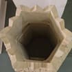 Traditional Hand Carved Stone Tulsi Pot | Handcrafted Tulsi Vrindavan ...