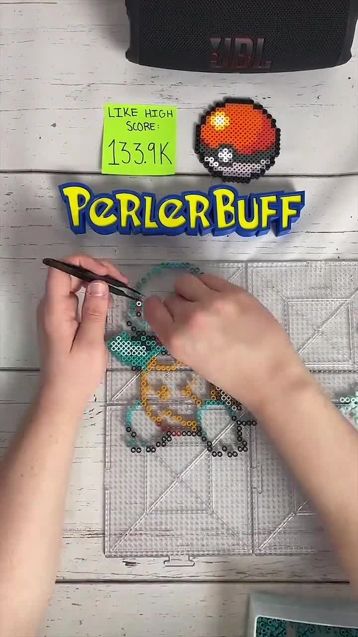 Squirtle Pokemon Perler Beads By Cazzhi Perler Bead
