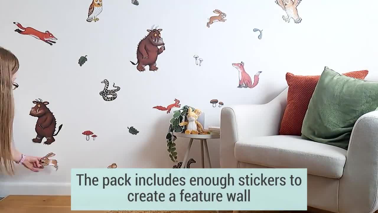 Gruffalo Wall Stickers Gruffalo's Child Birthday Window Sticker ...
