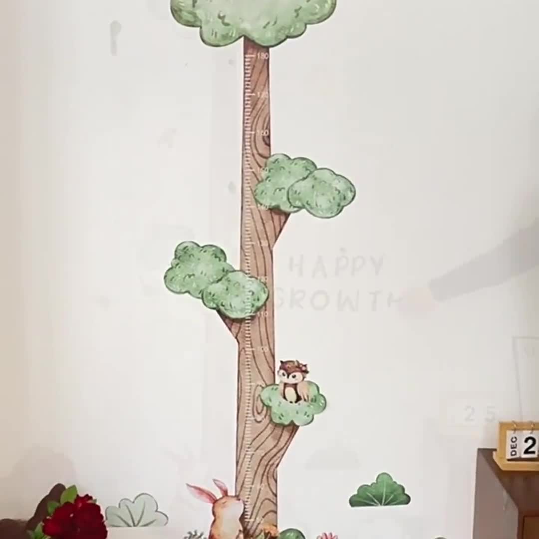 Tree Wall Decal Growth Chart Tree Height Chart Wall Decals – Little