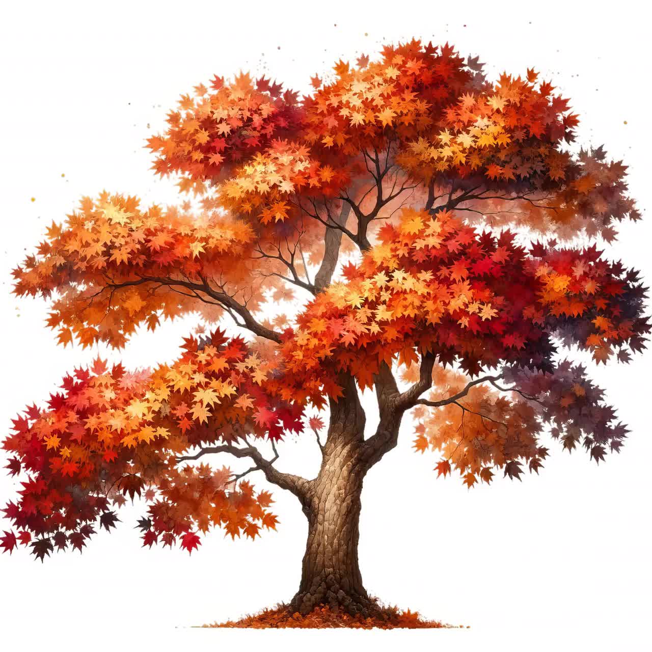 Clipart Autumn Tree