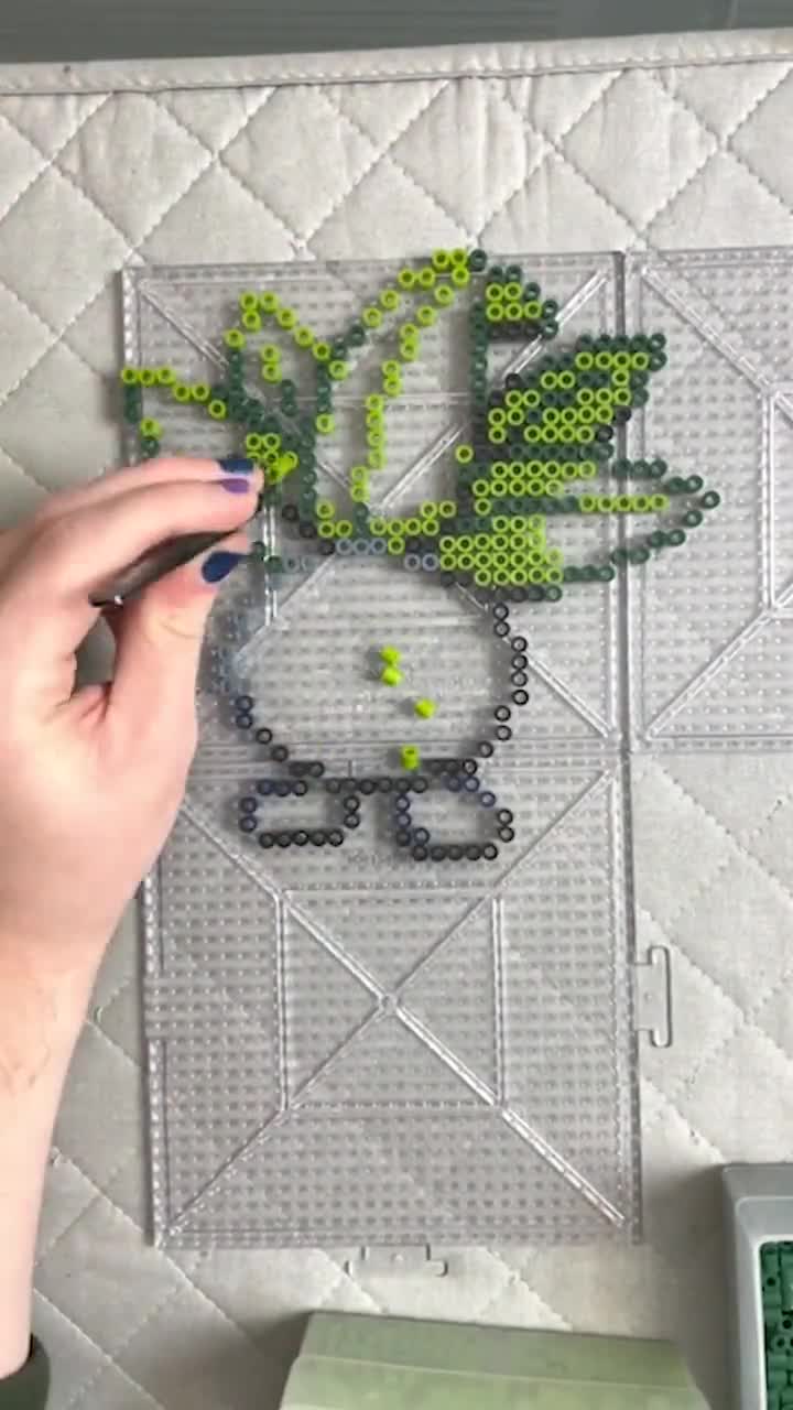 Oddish Pokemon Sprite Perler Bead Pattern Bead Sprites