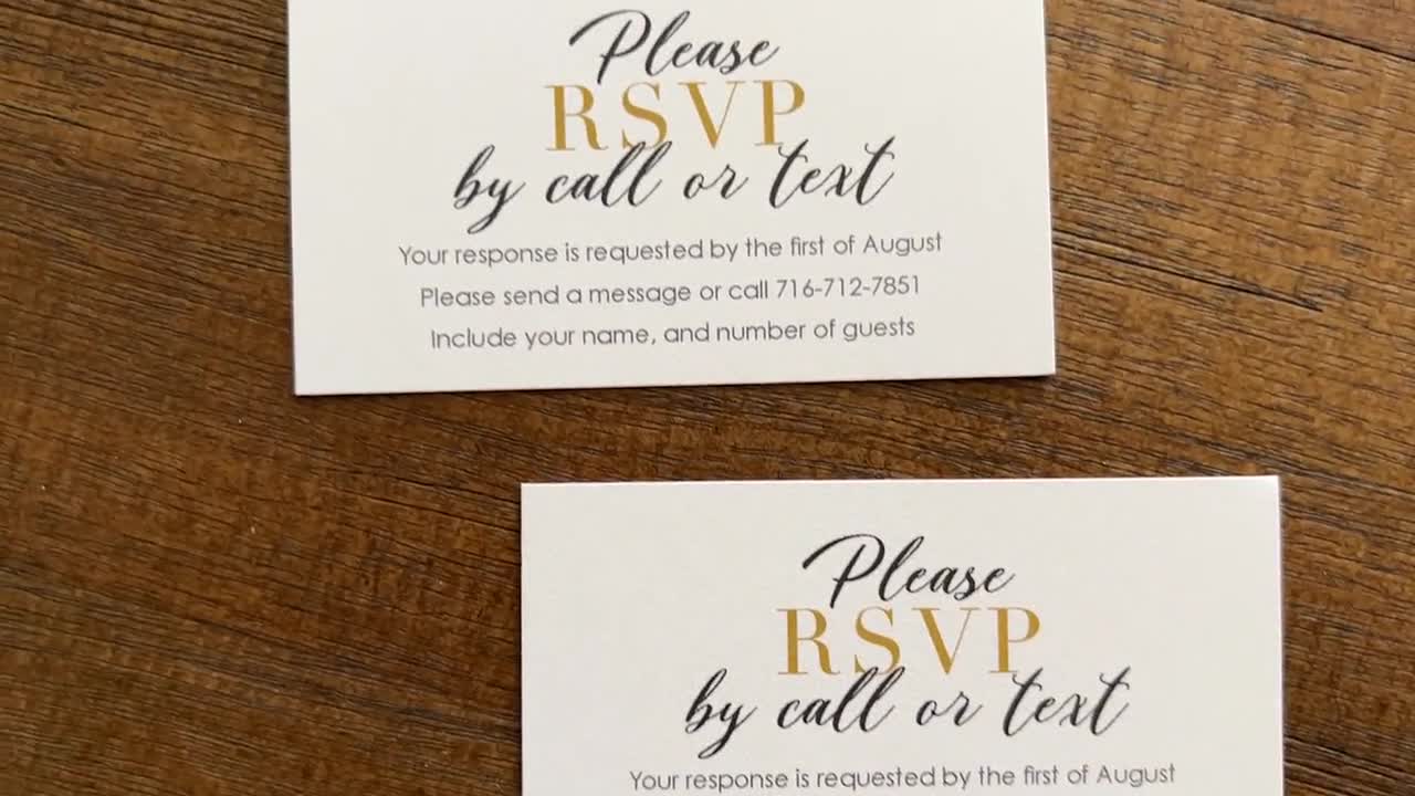 Tarjetas De Respuesta Formales Para Bodas