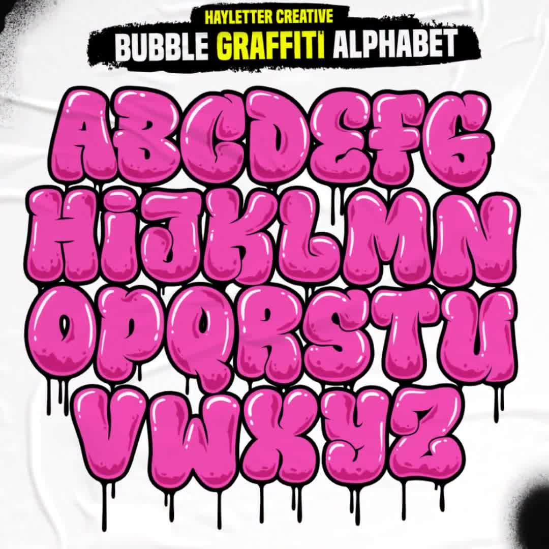 How To Draw Graffiti Alphabet Bubble Letters