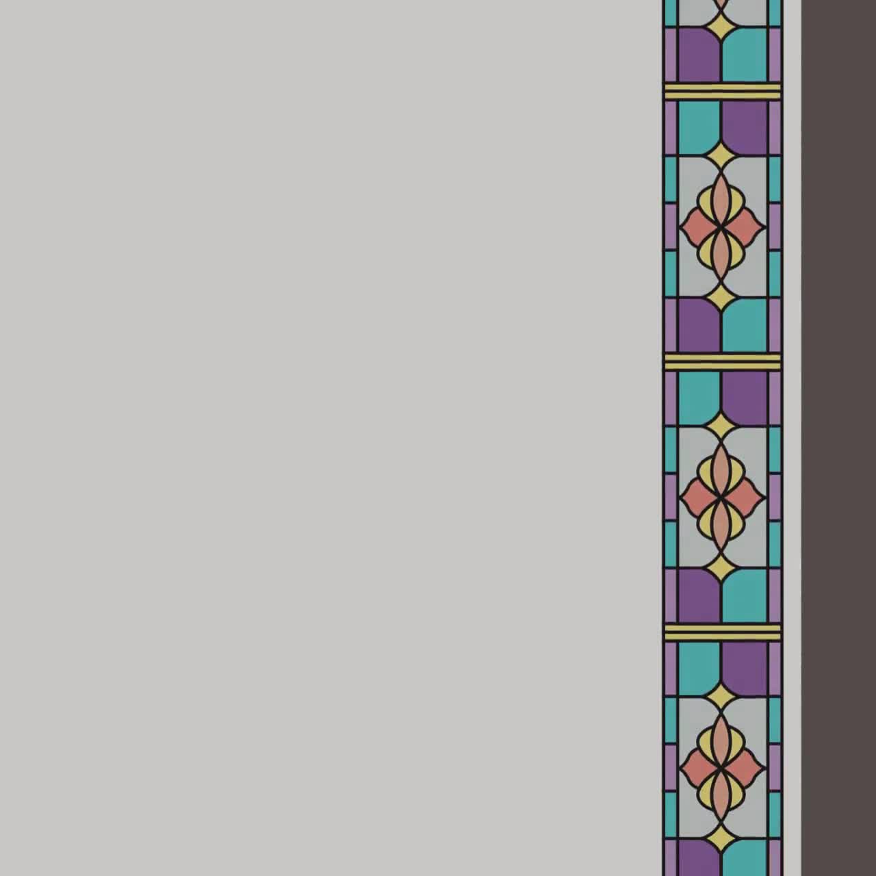 Stained Galss Borer Clip Art