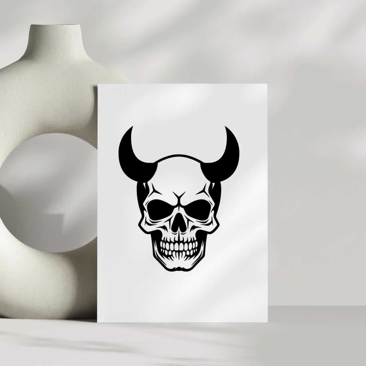Devil Skull Logo