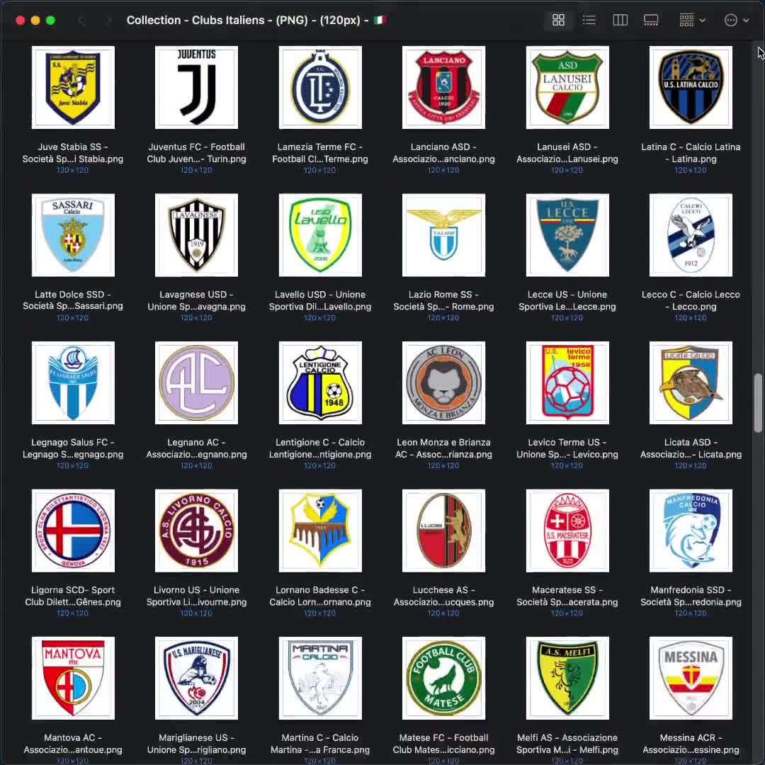 Italian Football Club Badges
