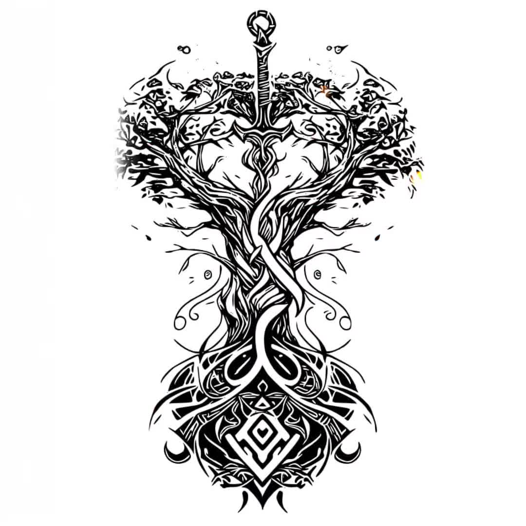 Celtic Tree Tattoo
