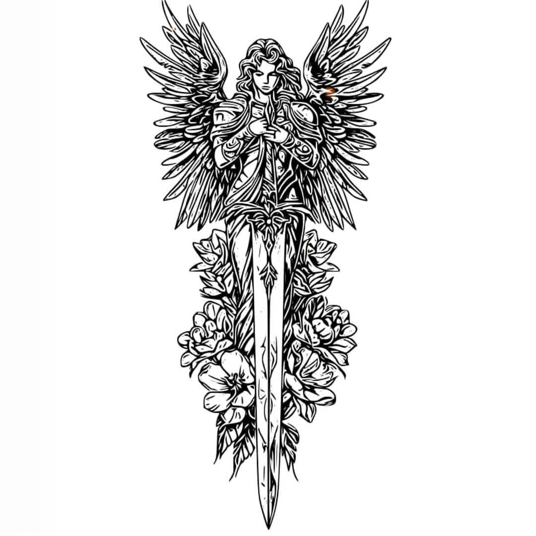 Rip Angel Tattoo Ontwerpen Rip Tattoos With Wings Printable Figure