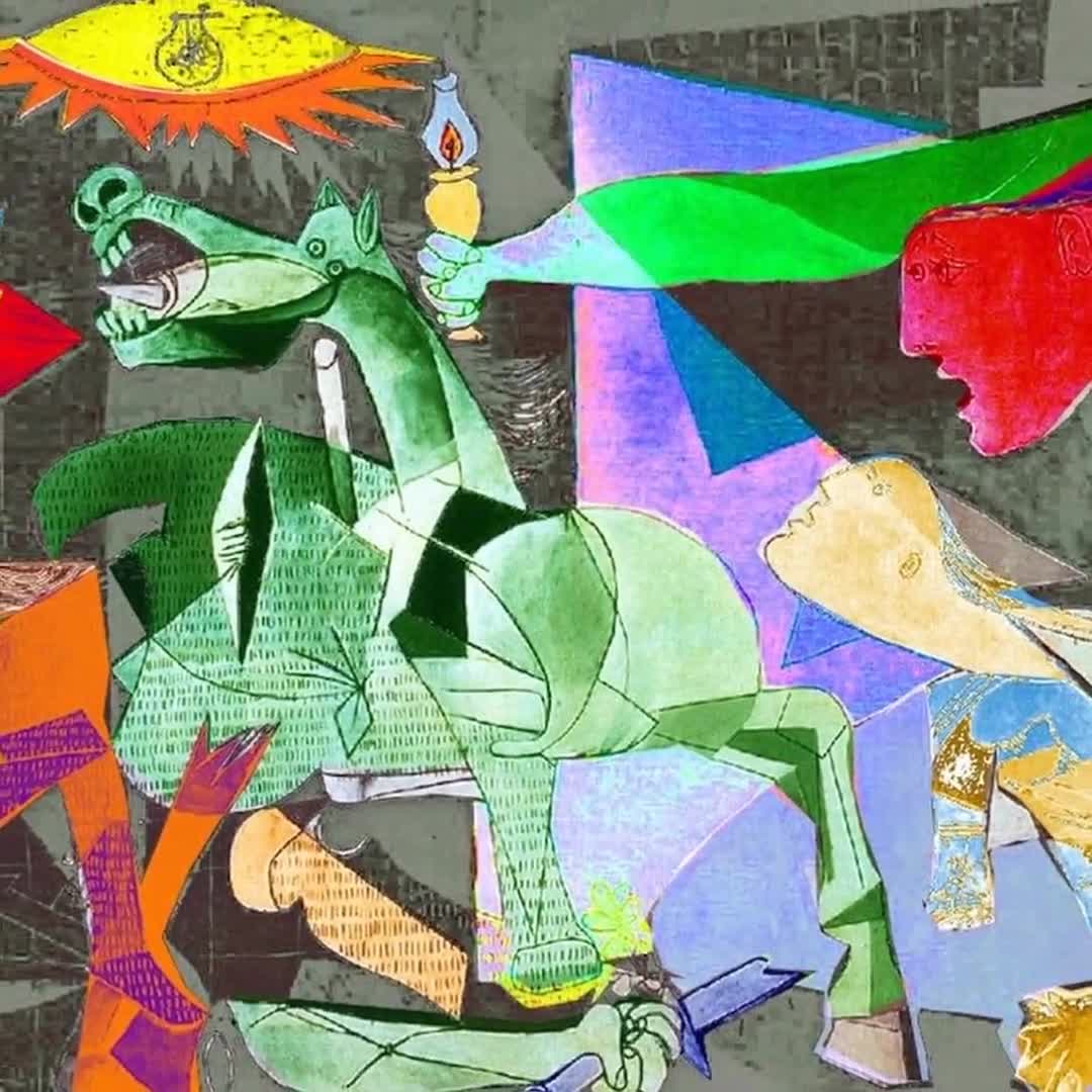 Pablo Picasso Guernica Color