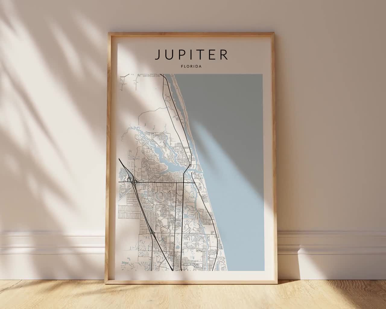 Fun Graphic Map Jupiter Florida Harbourside Place And Riverwalk Map