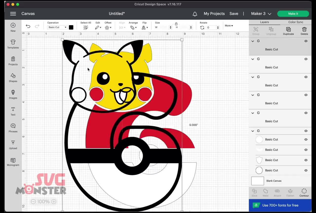 Pokemon Font Svg Pokemon Alphabet Svg Clipart Cutfiles Etsy
