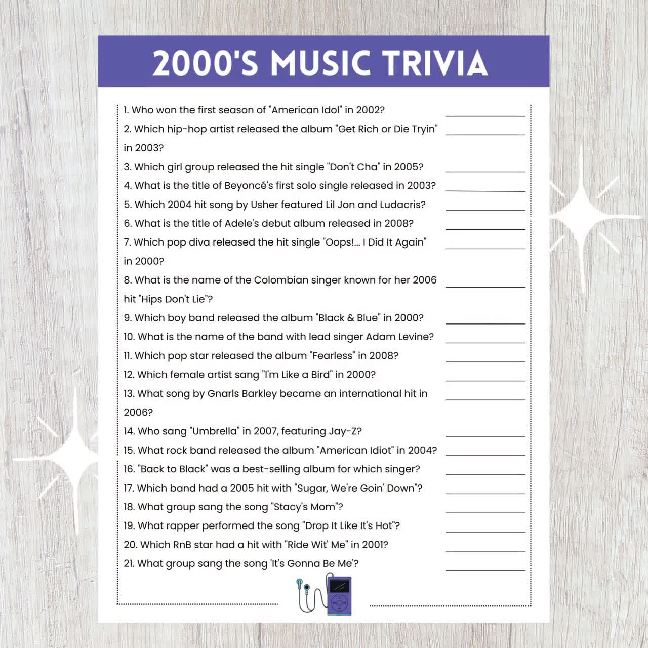 Year 2000 Trivia Questions And Answers